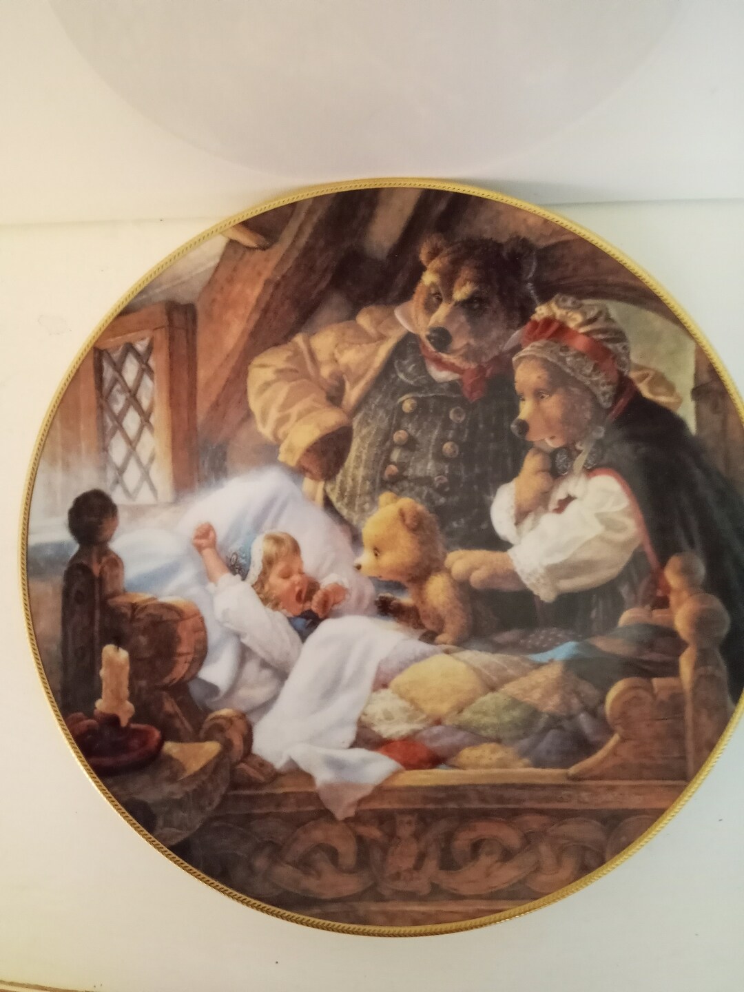 Goldilocks and the Three Bears Plate - Etsy