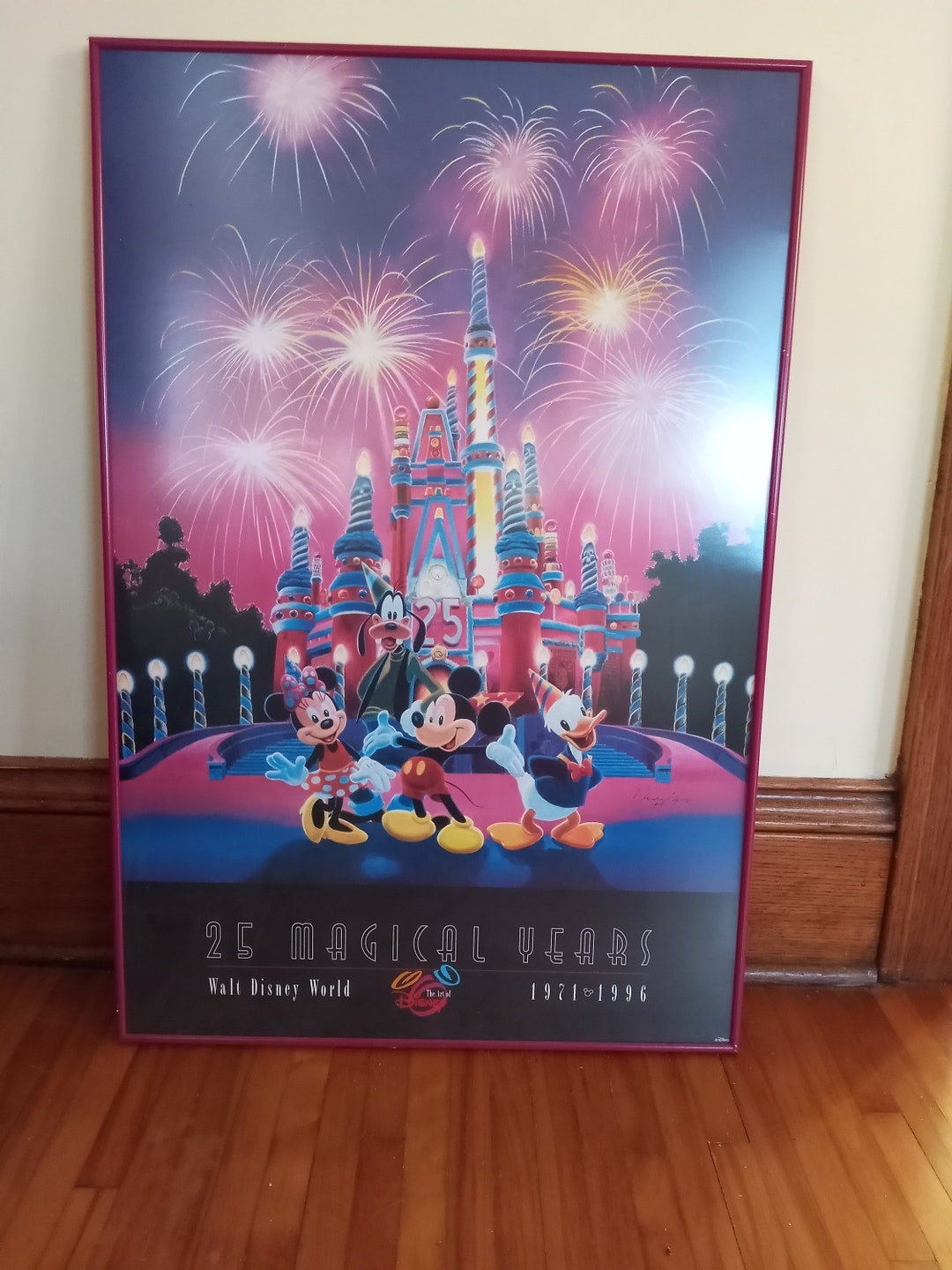 25 Magical Years Disney Framed Art - Etsy