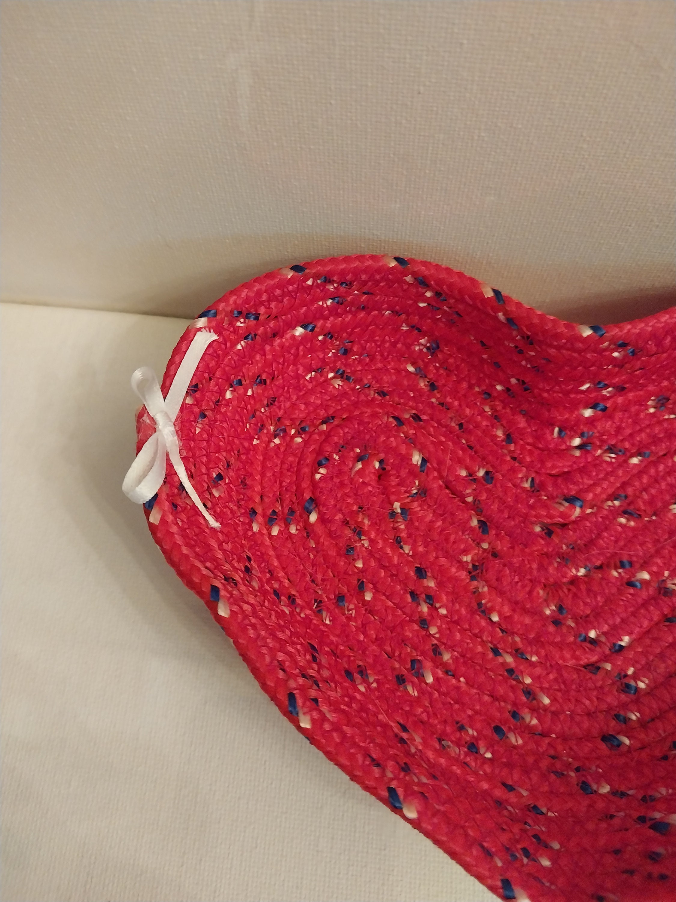 Heart-shaped Rope Bowl - Etsy