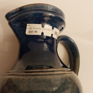 Blue/ Green Milk Pitcher - Etsy