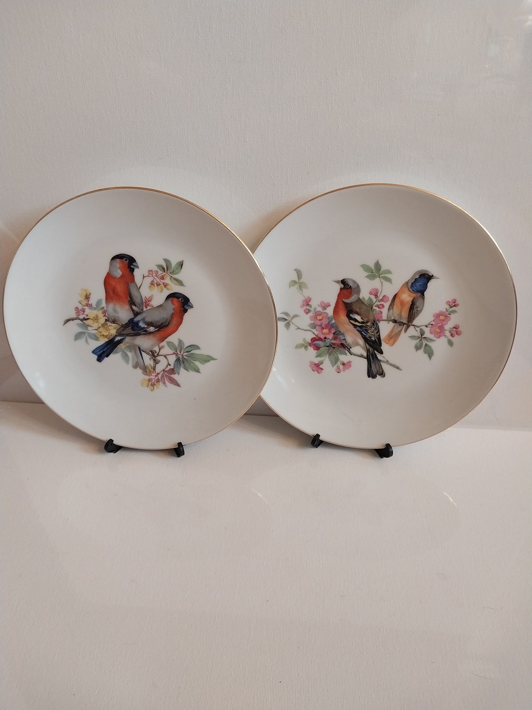 OTCO Bavarian Song Bird Plates - Etsy