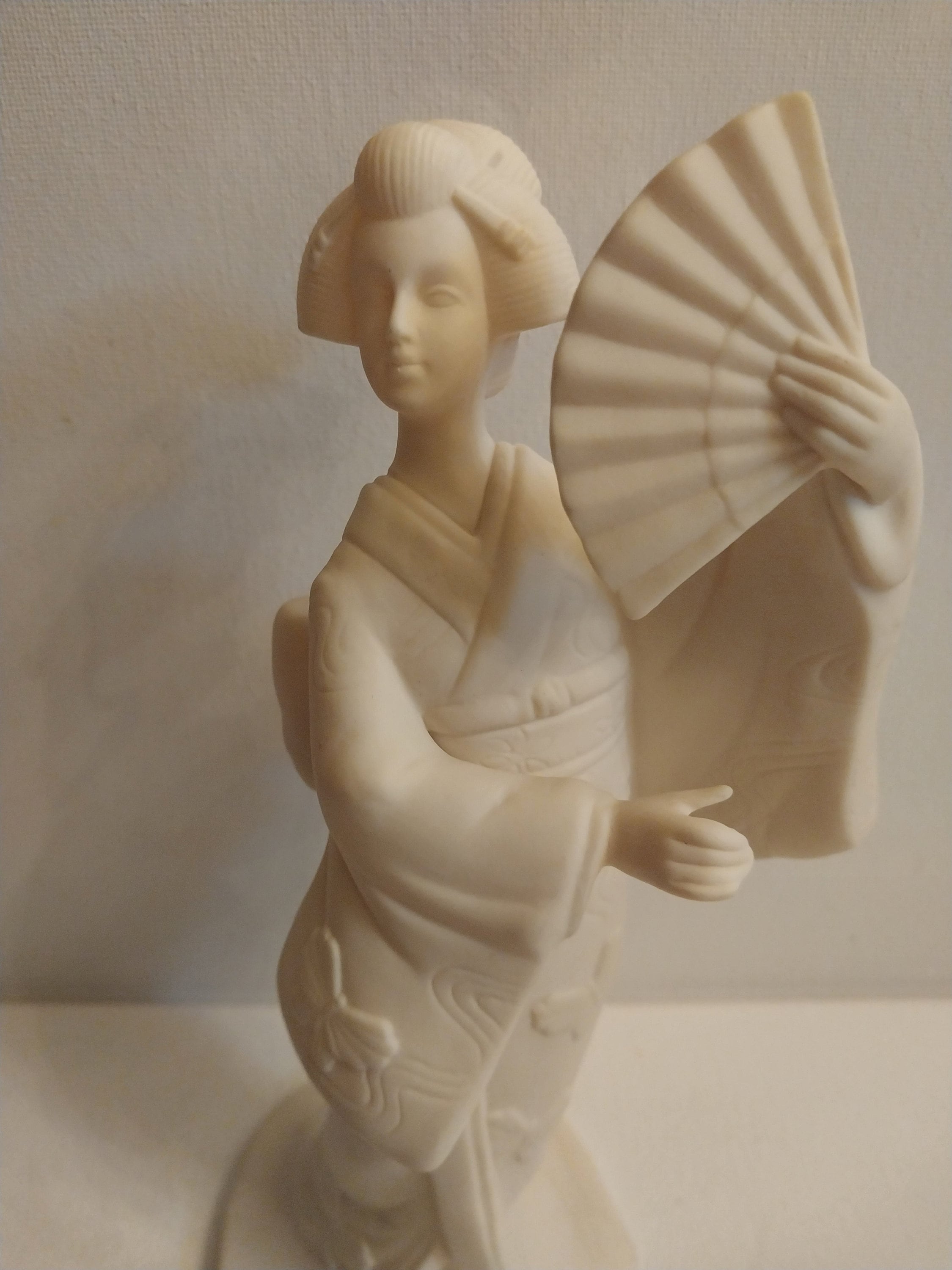 Geisha Girl With Fan - Etsy