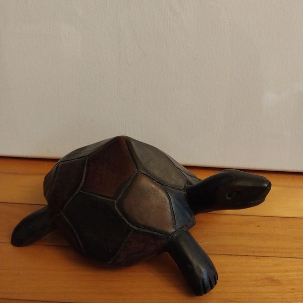 Carved Wooden Turtles - Etsy