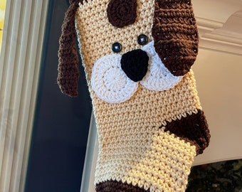 Dog Stocking Crochet Pattern - Etsy