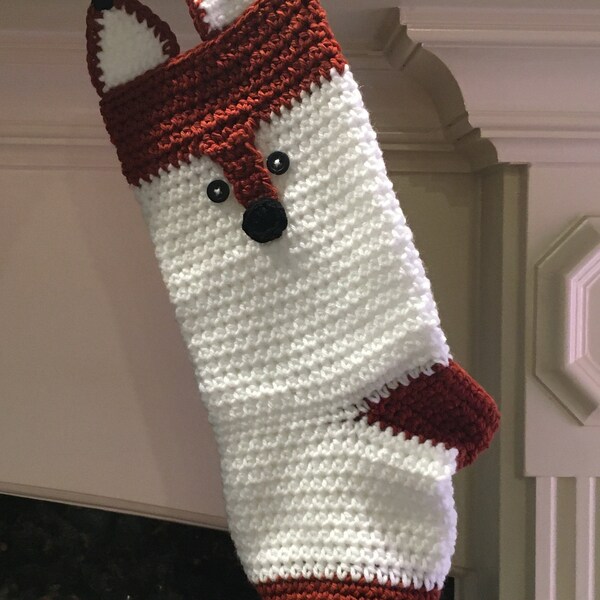 Christmas Stocking Fox - Etsy