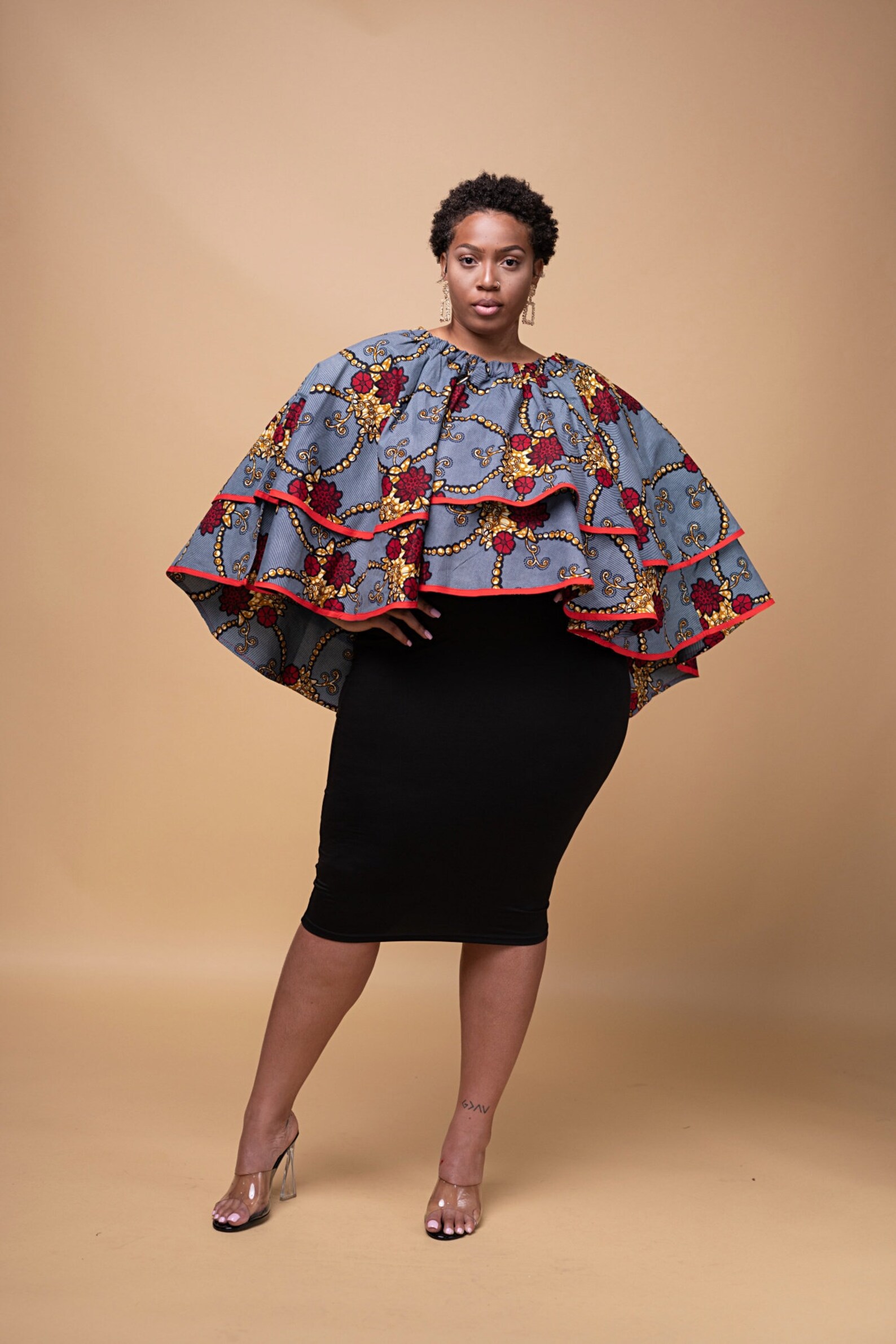 Wear in 4 Ways Onalenna African Print Top african Print - Etsy