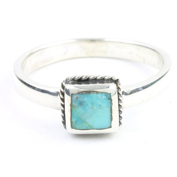 Square Stone Ring - Etsy