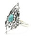 Turquoise Meru Ring, Sterling Silver Turquoise Ring, Stone Jewelry ...