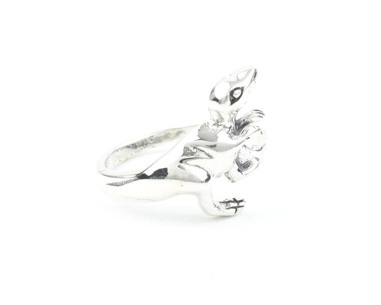 Sterling Silver T-rex Ring, Dinosaur Ring, Archeology, Prehistoric ...