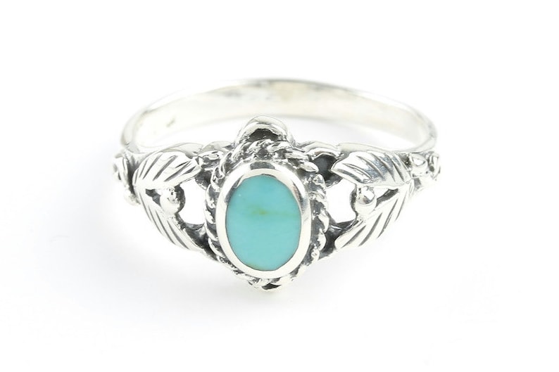 Turquoise Canyon Ring Sterling Silver Turquoise Ring 925 - Etsy
