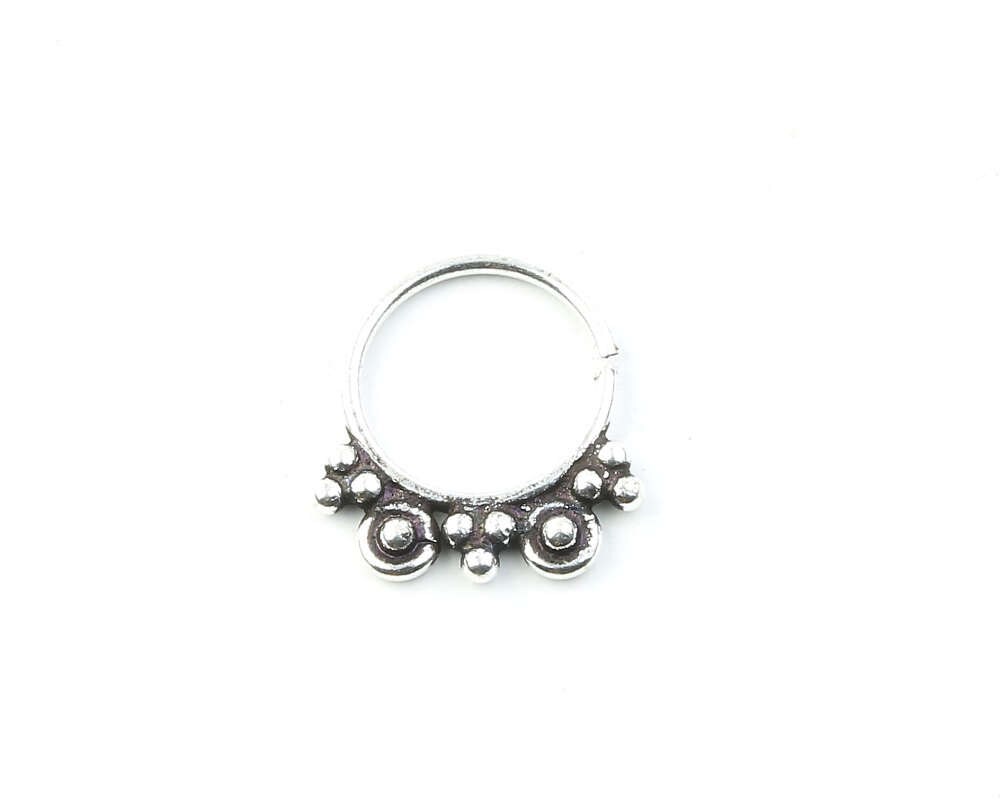 Septum Ring, Nose Ring, Body Jewelry, Tribal Septum Ring, Indian Nose ...