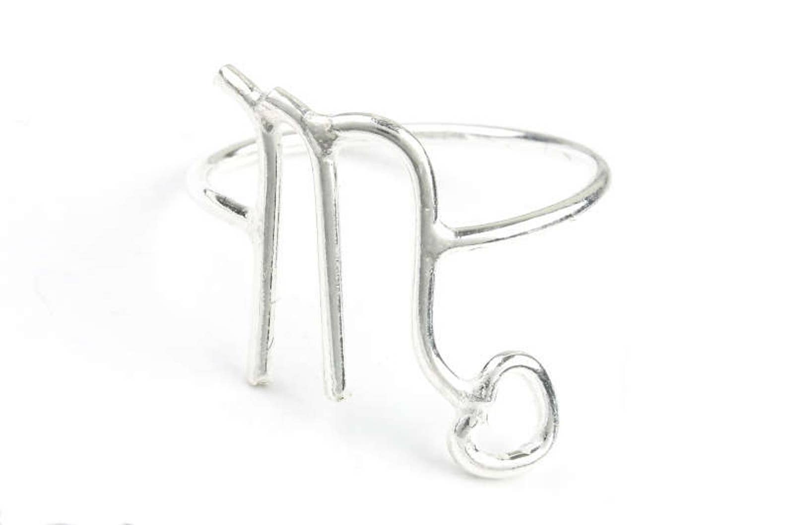 Zodiac Rings Horoscope Rings Silver Aries Taurus Gemini - Etsy