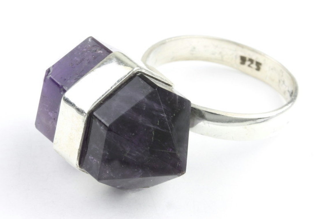 Amethyst Dazed Ring Sterling Silver Ring Stone Jewelry - Etsy