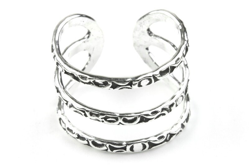 Sterling Silver Stack Ring, Three Band ring, Triple Ring, Stacking Ring ...