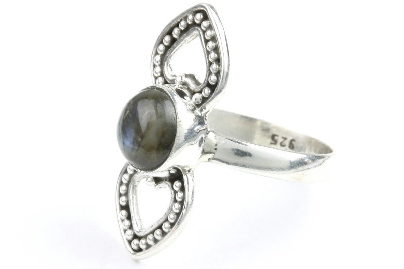 Interstellar Ring, Sterling Silver Labradorite Ring, Stone Jewelry ...