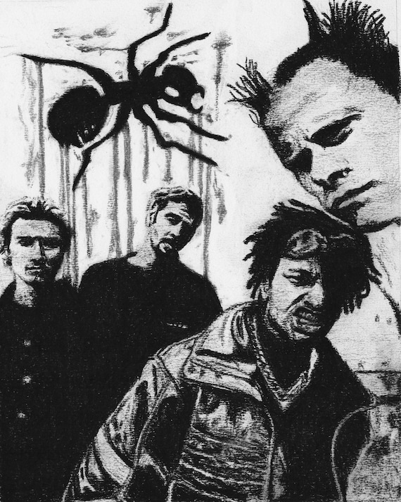 The Prodigy 'old Skool' Charcoal Art Limited | Etsy