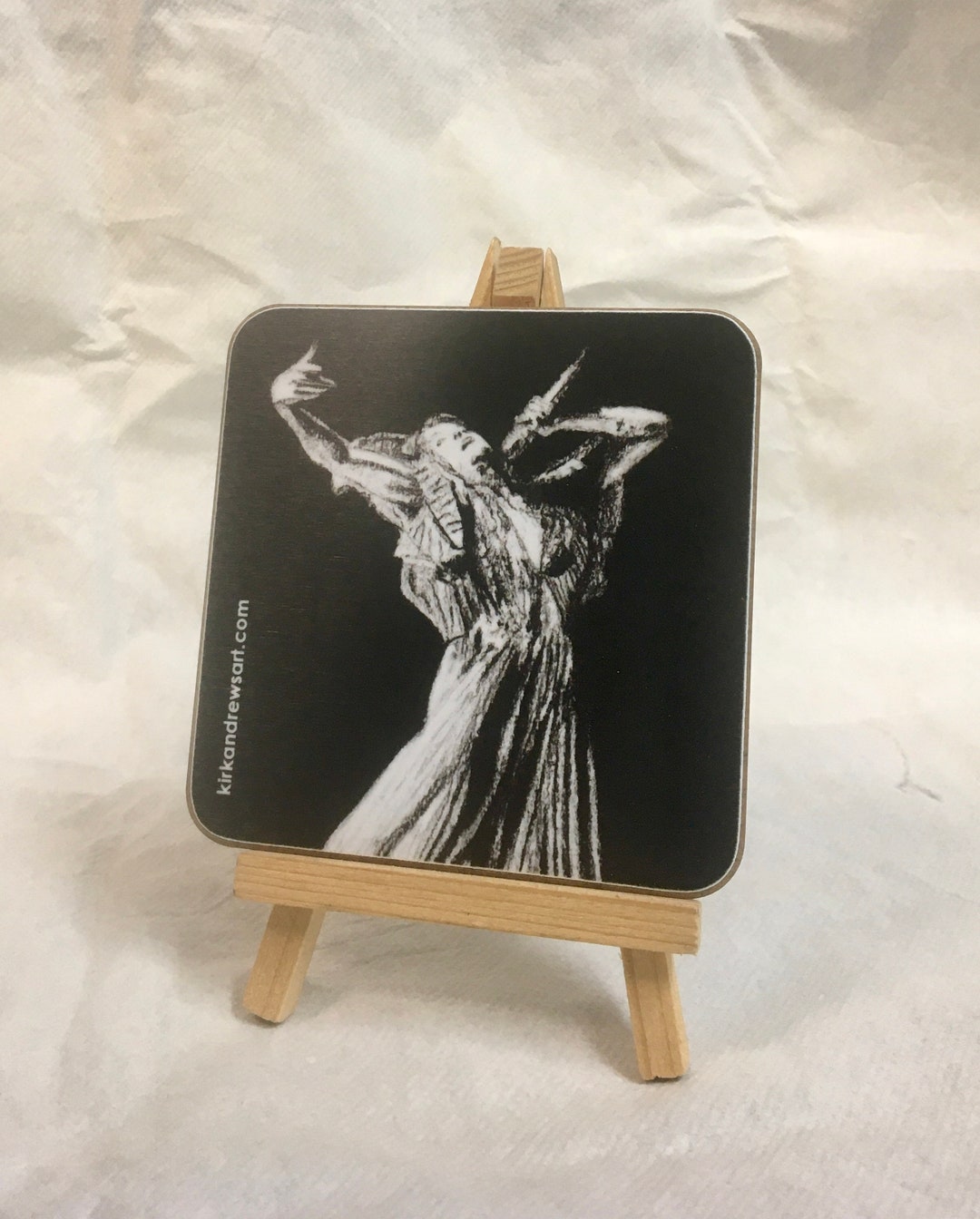 Florence Welch Coaster Printed From Original Charcoal - Etsy