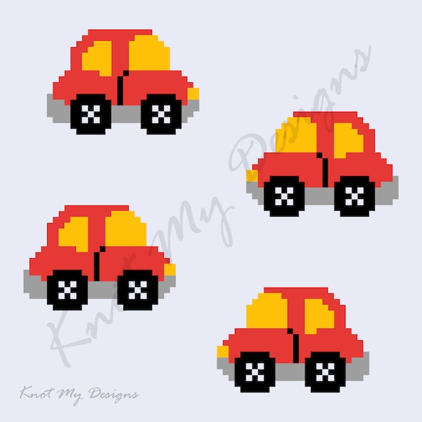 Cars Crochet Graph - Etsy