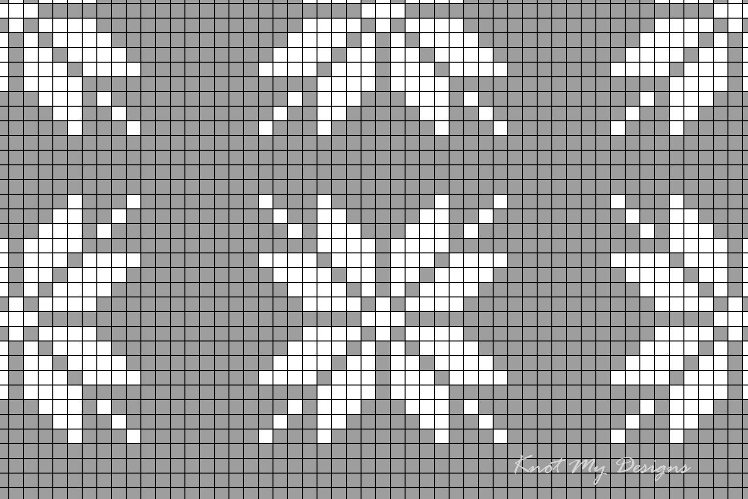 Snowflake C2C Crochet Blanket Pattern Graph (PDF Pattern) - Etsy