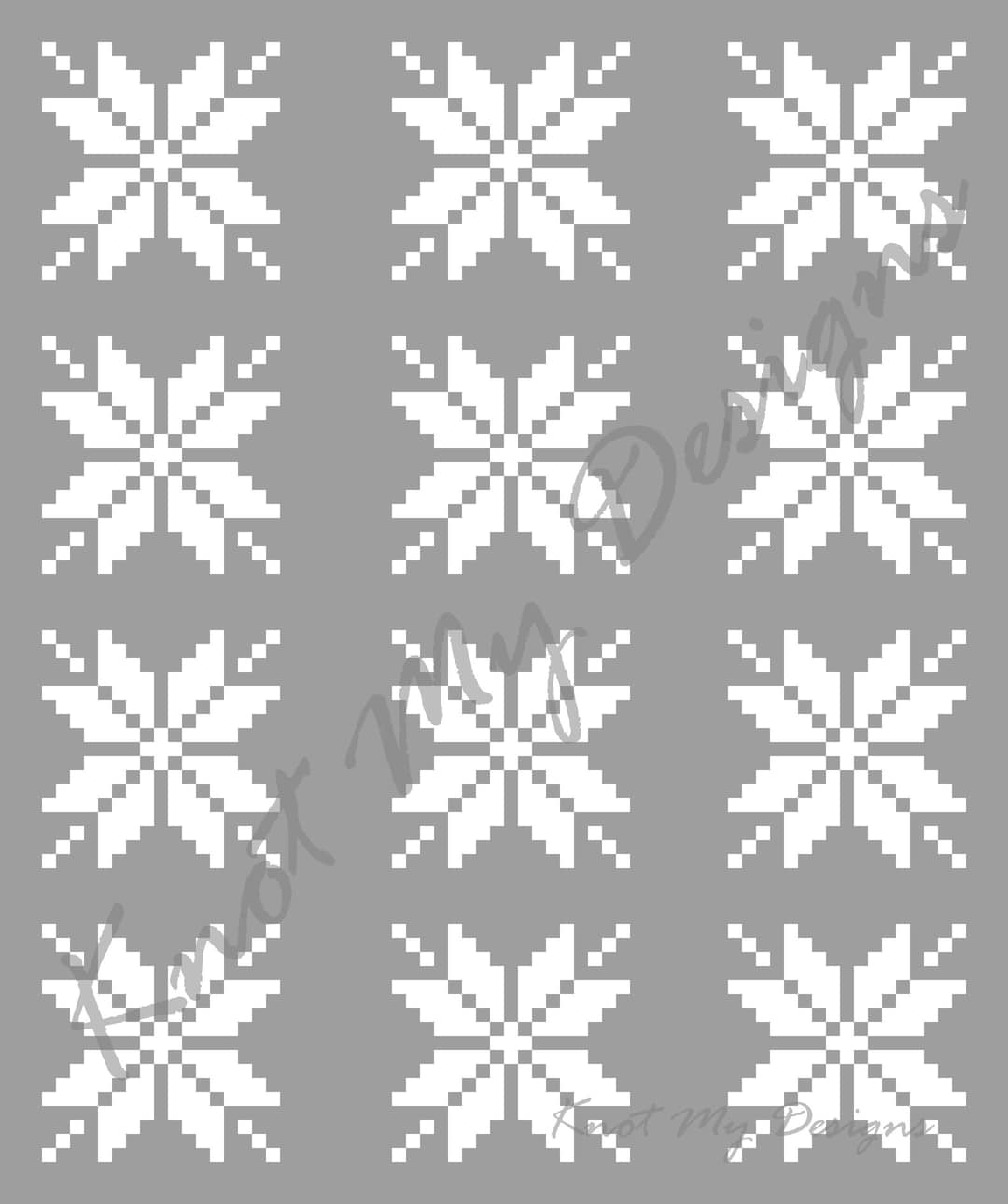 Snowflake C2C Crochet Blanket Pattern Graph (PDF Pattern) - Etsy