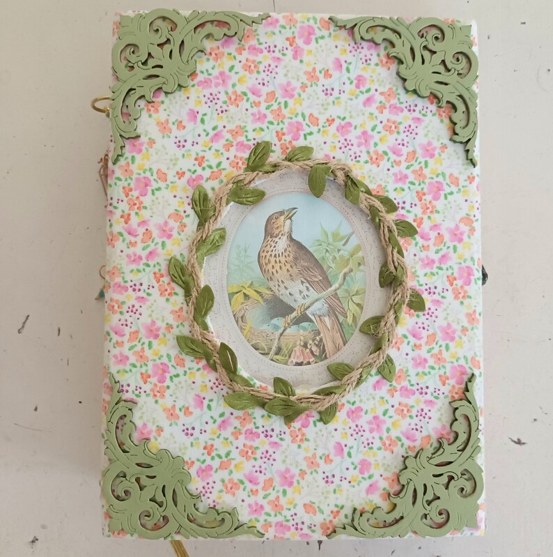 Bird Lapbook Style Journal Bird Journal Handmade Journal - Etsy