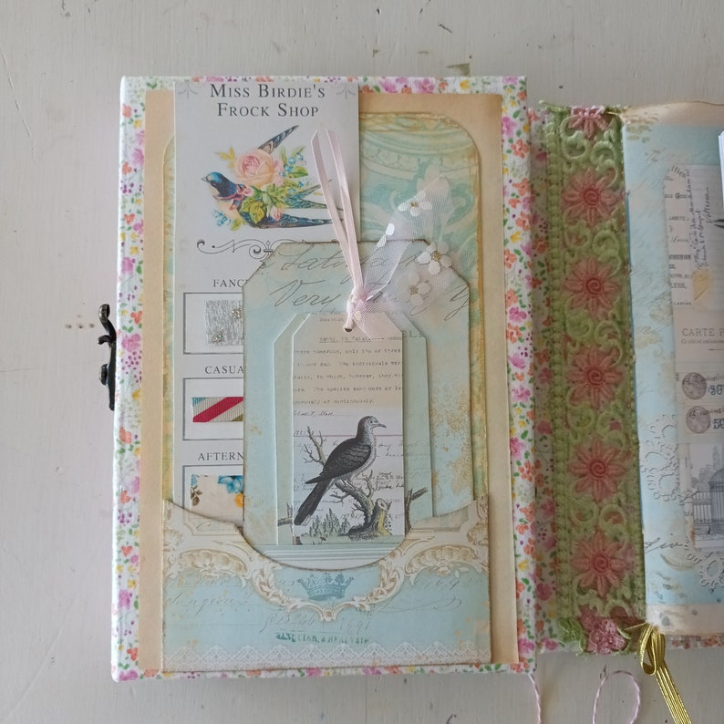 Bird Lapbook Style Journal Bird Journal Handmade Journal - Etsy