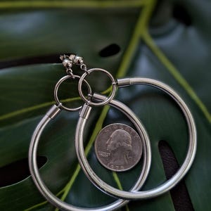 Handmade Aluminum Hoops Medium Size, Lightweight Design - Etsy