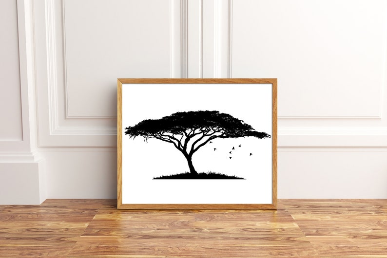Baobab tree print. African baobab wall art africa wall art | Etsy