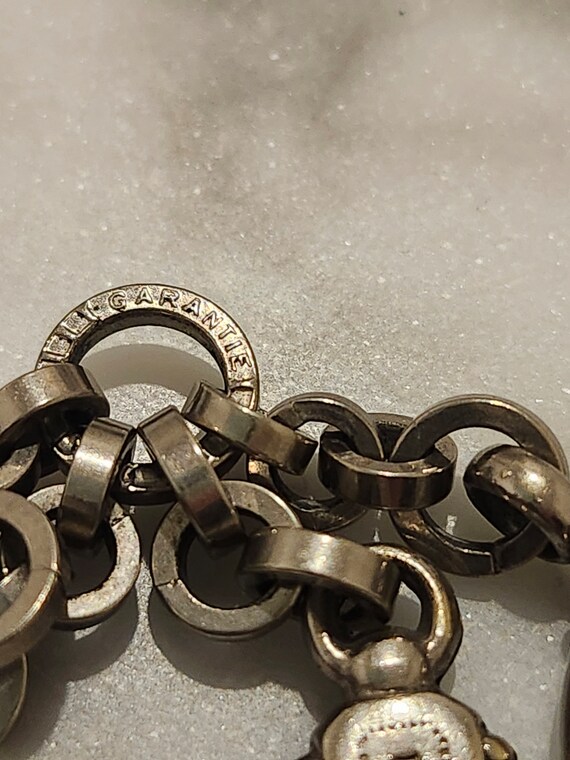 Rare Vintage French Garantie Pocket Watch Chain Ename… - Gem