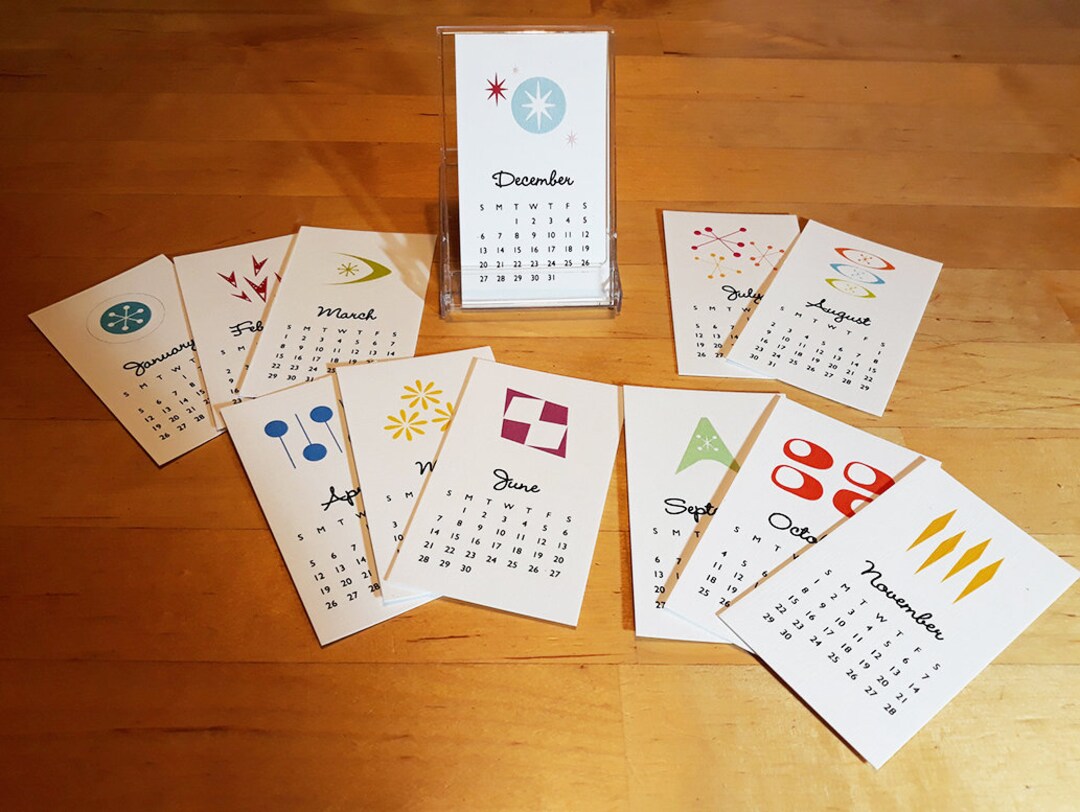 MCM 2024 Mini Calendar PDF Digital Download - Etsy UK
