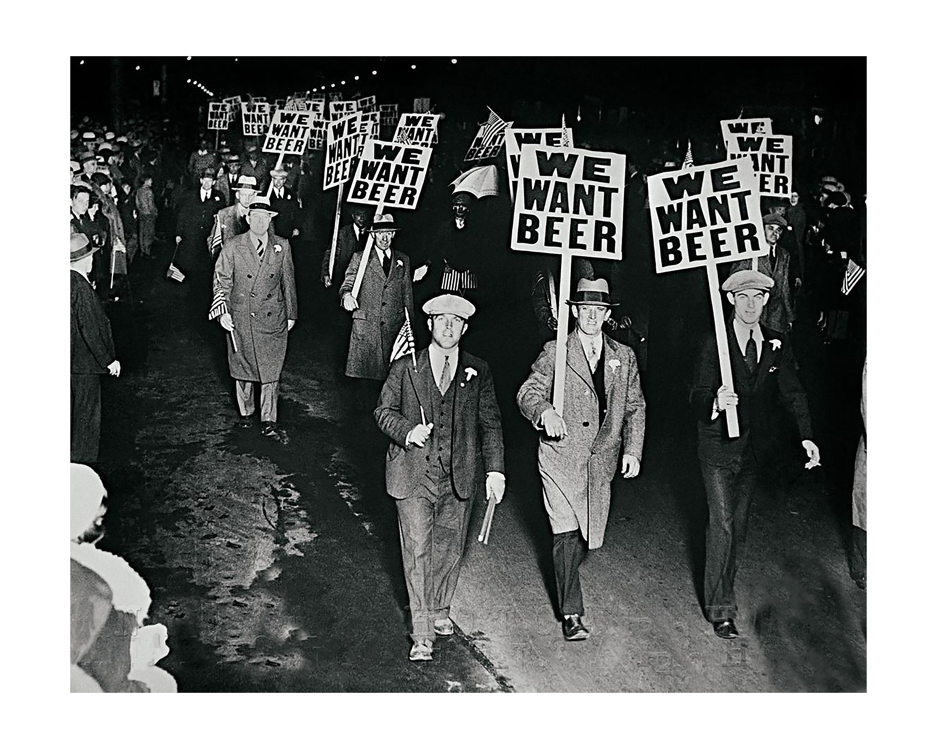 We Want Beer Prohibition Poster - Etsy