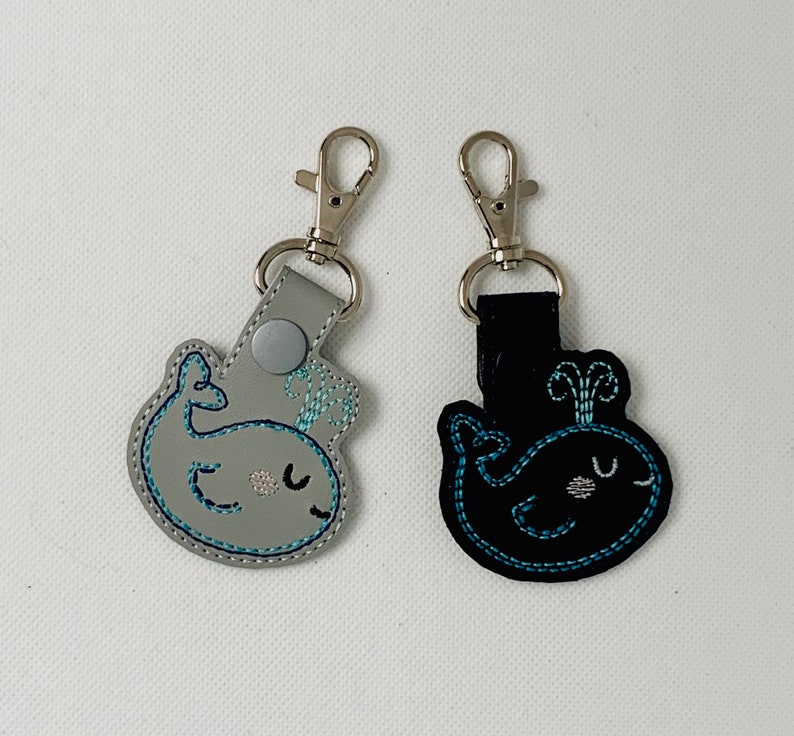 Whale Key Chain; Bag Tag; Backpack Tag - Etsy