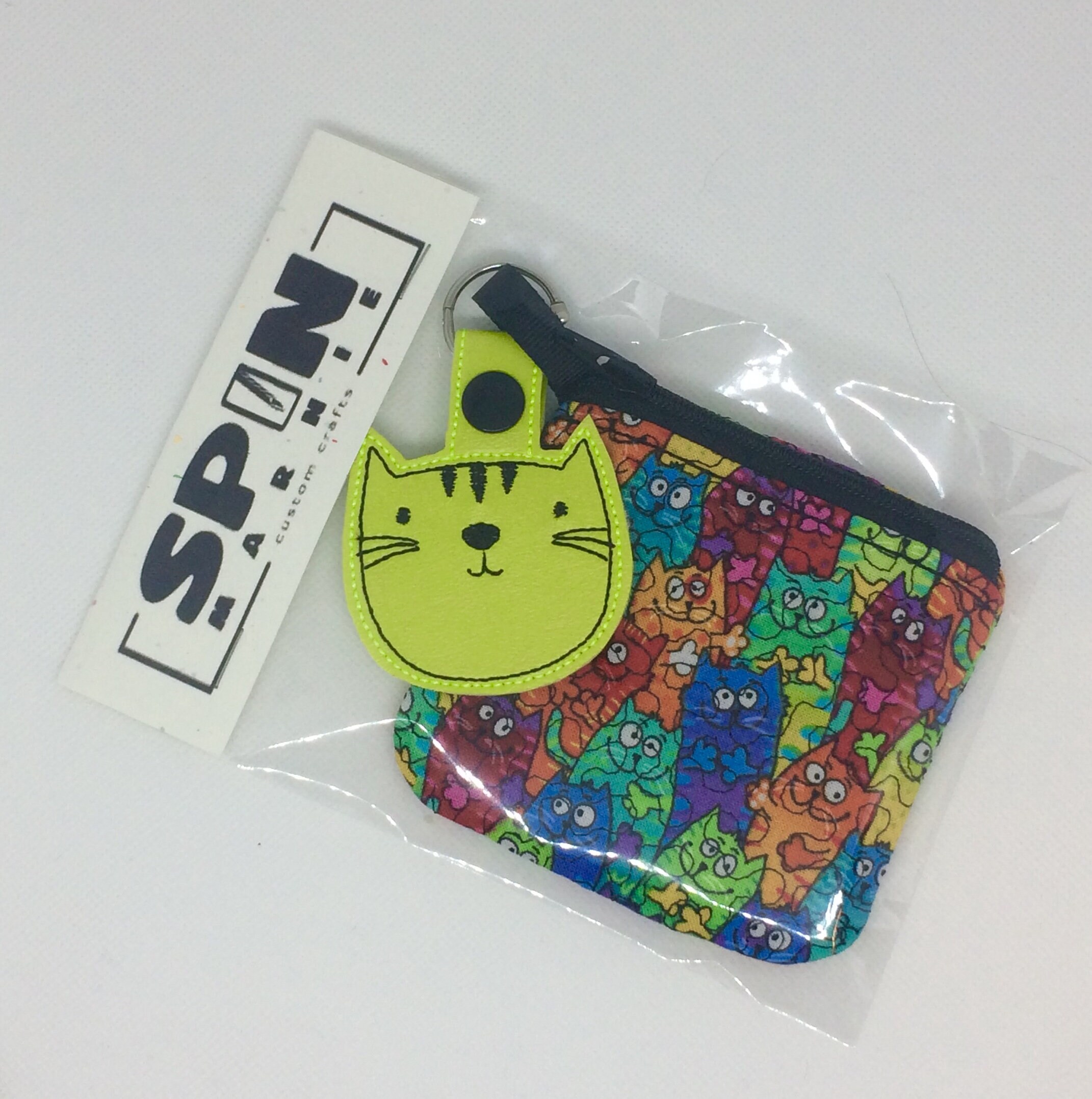 Kitty Cat Key Chain, Bag Tag - Etsy