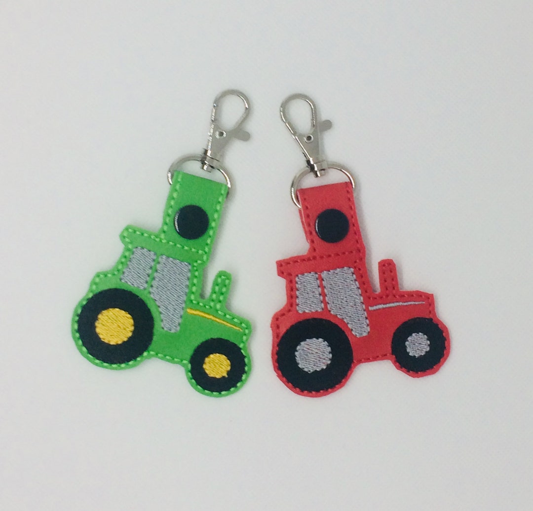 Tractor Key Chain With Lobster Clasp - Etsy