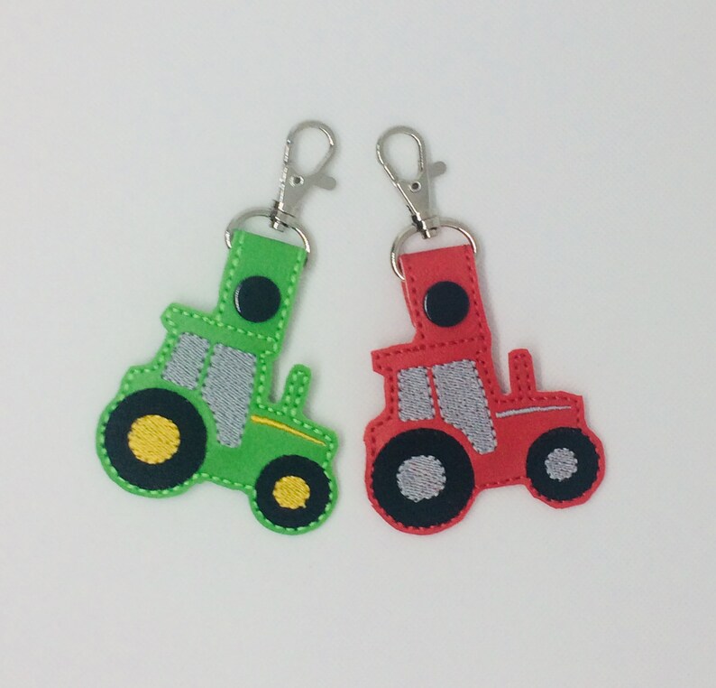 Tractor Key Chain With Lobster Clasp - Etsy