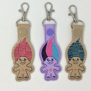 Troll Key Chain, Bag Tag - Etsy