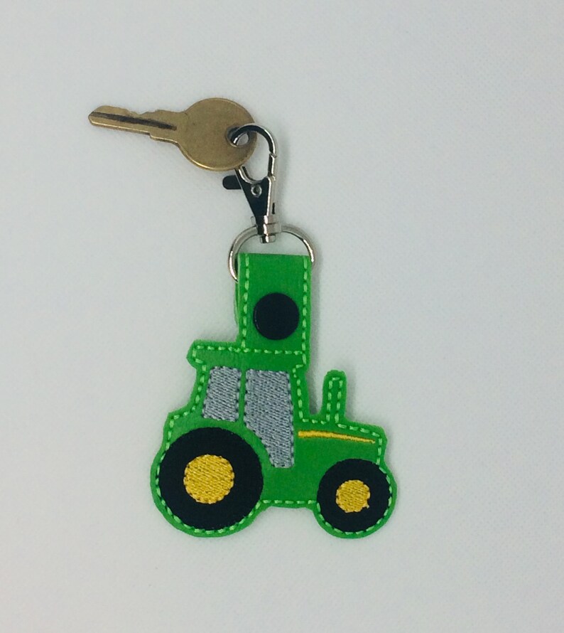 Tractor Key Chain With Lobster Clasp - Etsy