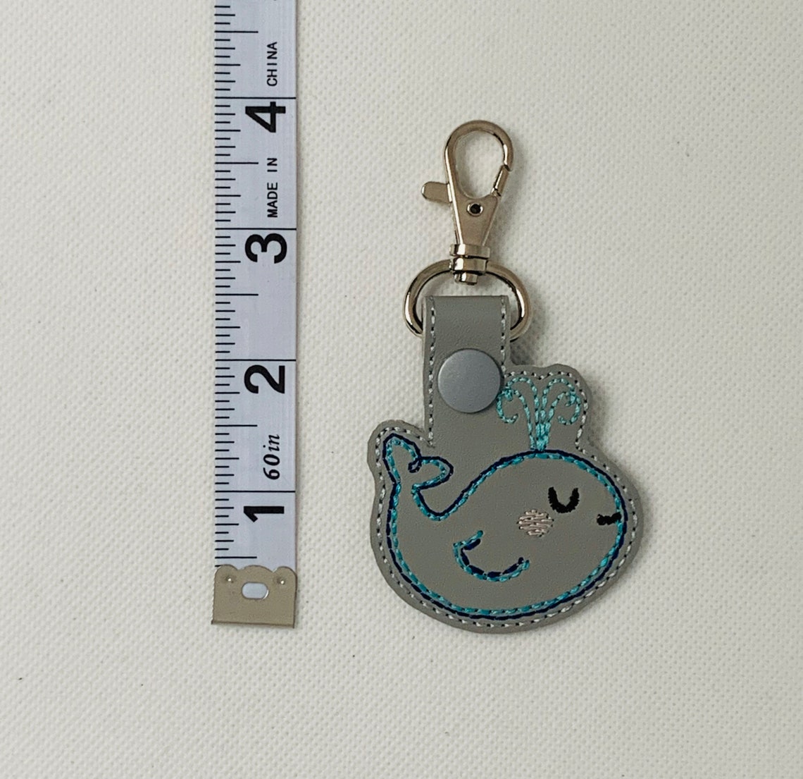 Whale Key Chain; Bag Tag; Backpack Tag - Etsy