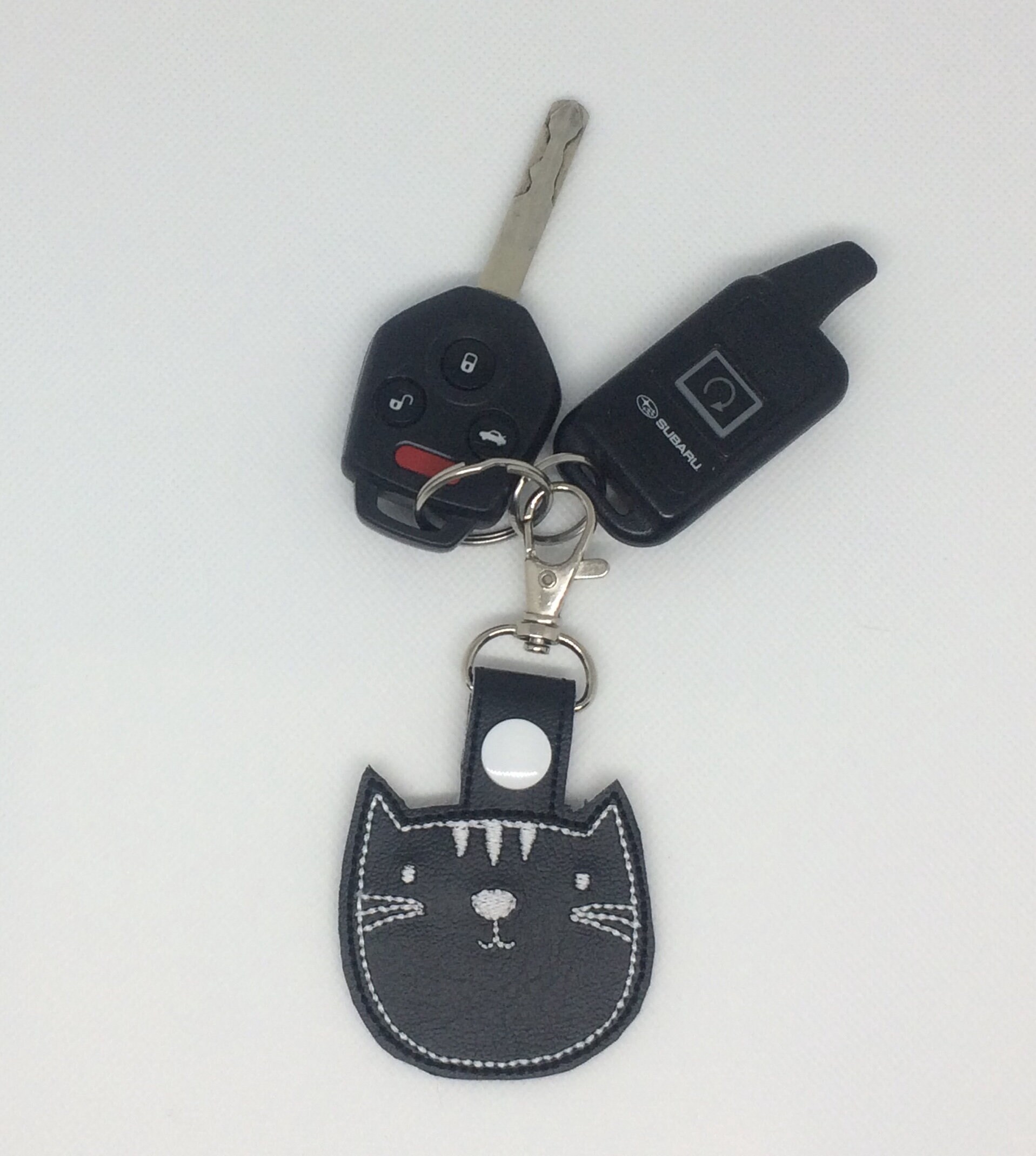 Kitty Cat Key Chain, Bag Tag - Etsy