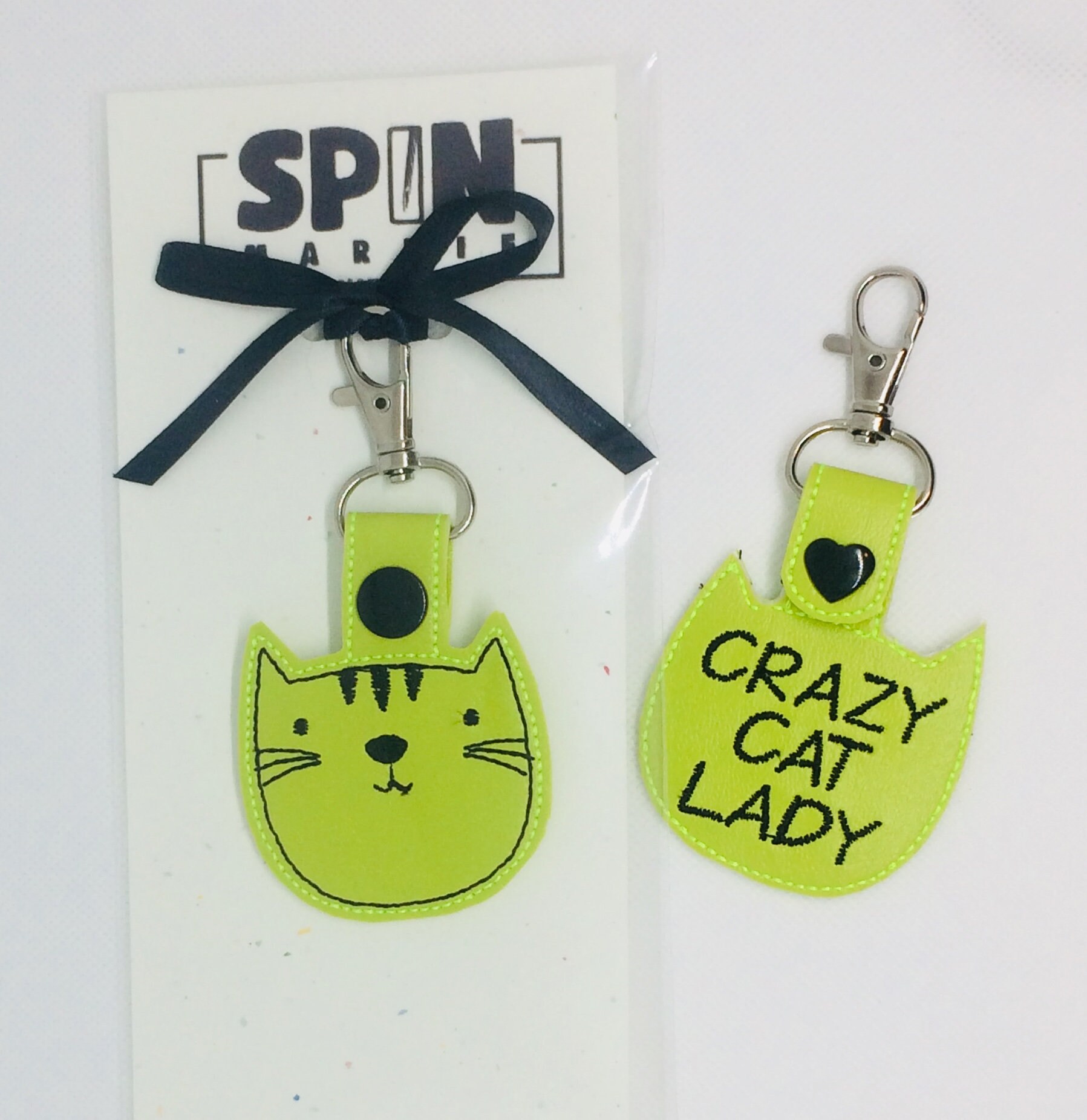 Kitty Cat Key Chain, Bag Tag - Etsy