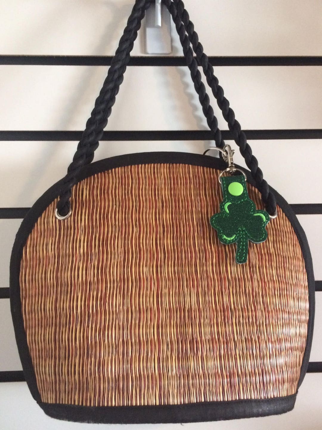 St. Patricks Day Shamrock Key Chain Bag Tag as Low as 7.00 - Etsy