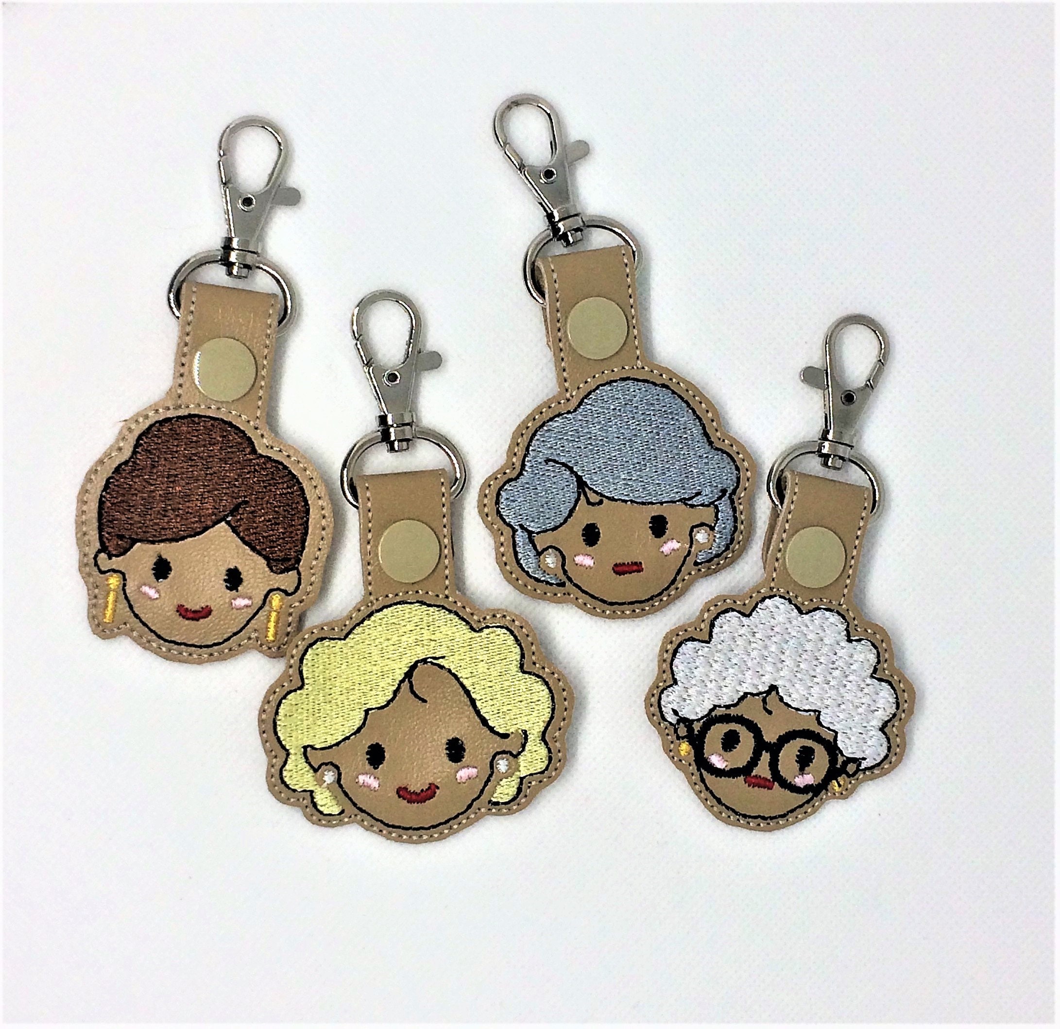 Golden Girls Key Chains Bag Tags | Etsy