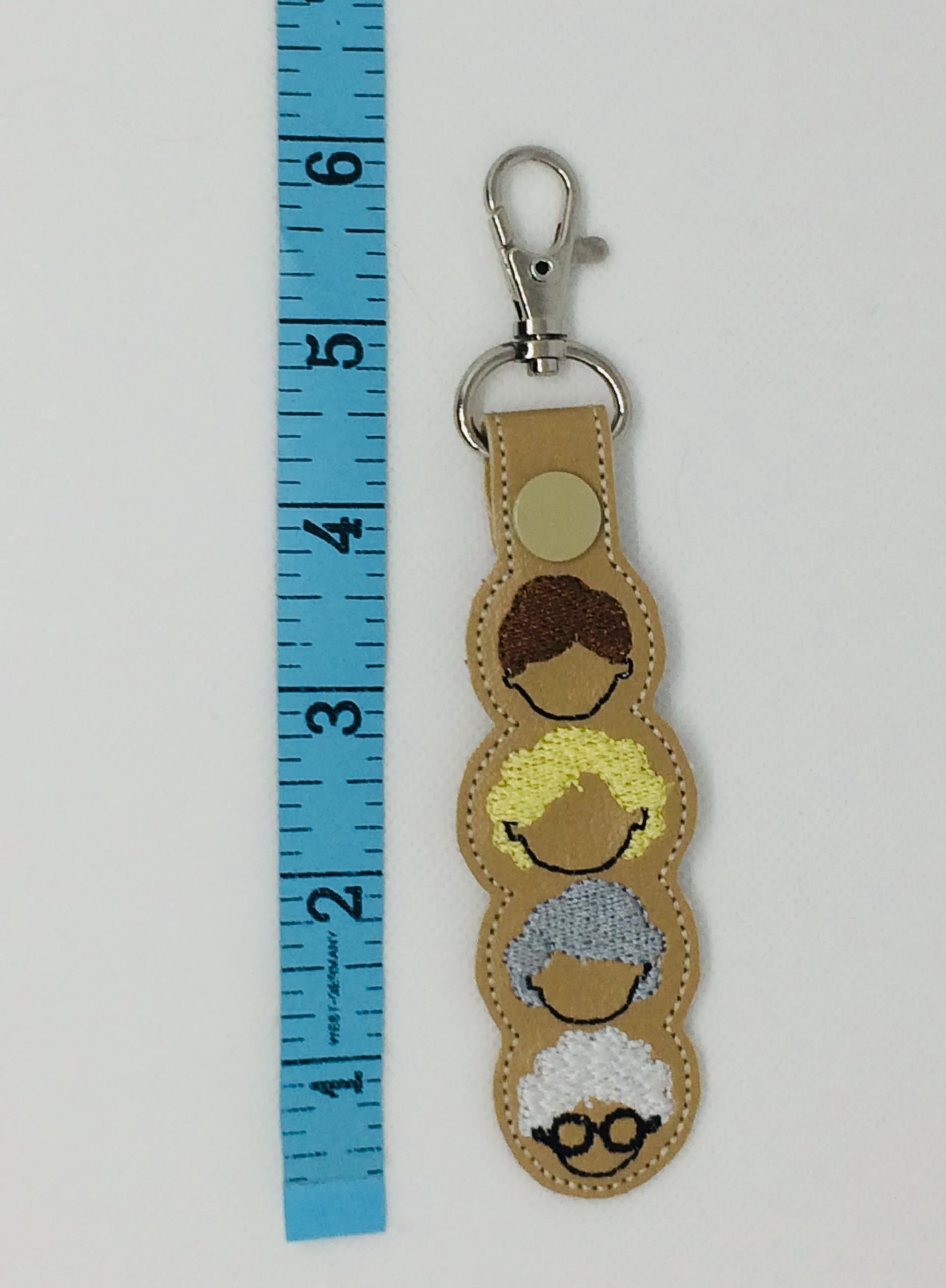 Golden Girls Key Chain Bag Tag - Etsy