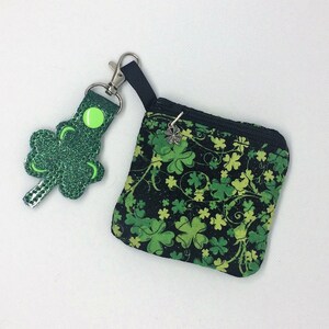 St. Patricks Day Shamrock Key Chain Bag Tag as Low as 7.00 - Etsy