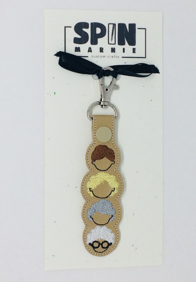 Golden Girls Key Chain Bag Tag - Etsy