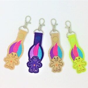 Troll Key Chain, Bag Tag - Etsy