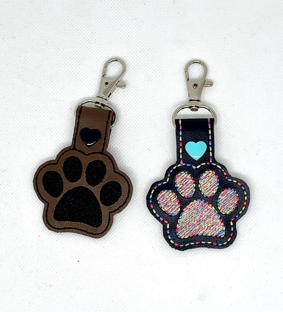 Dog Paw Key Chain, Bag Tag - Etsy