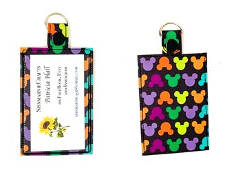 Mickey Mouse Id Badge Holder - Etsy