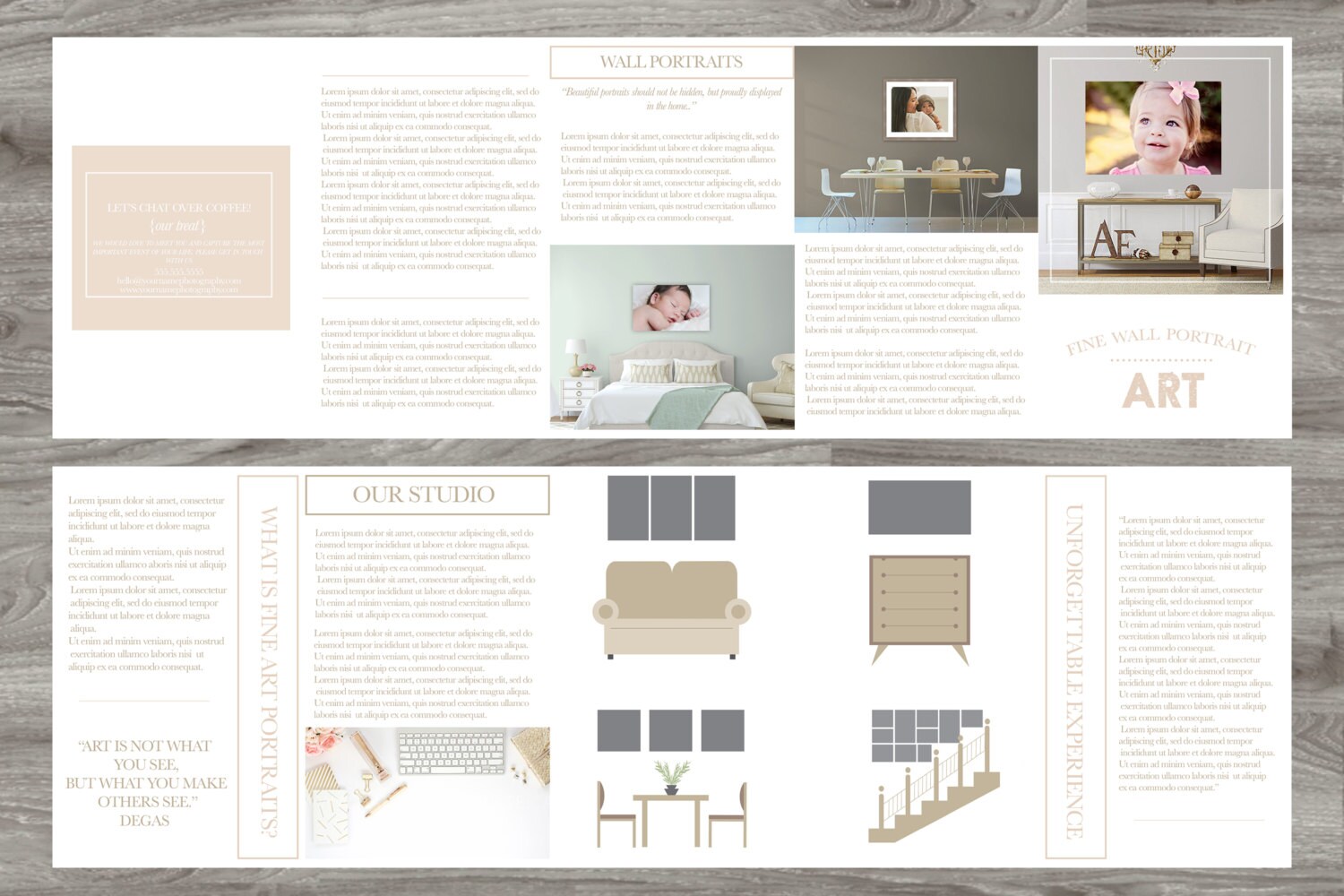 SALE Photography Modern Welcome Packet-presentation Portfolio - Etsy