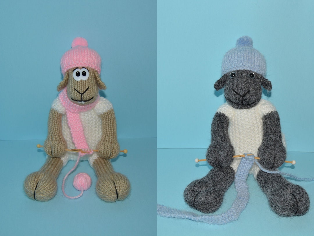 Lila Lamb-bert the Knitting Sheep (knitting Pattern) - Etsy
